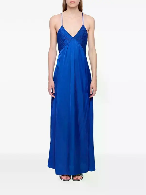 Zadig&Voltaire Rayonne Satin Maxi Dress