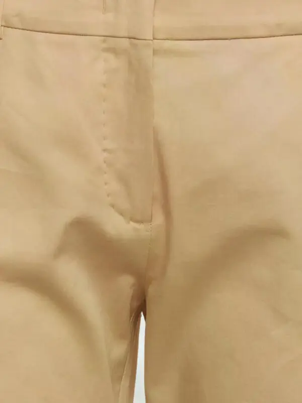 Max Mara Flared Cotton Trousers