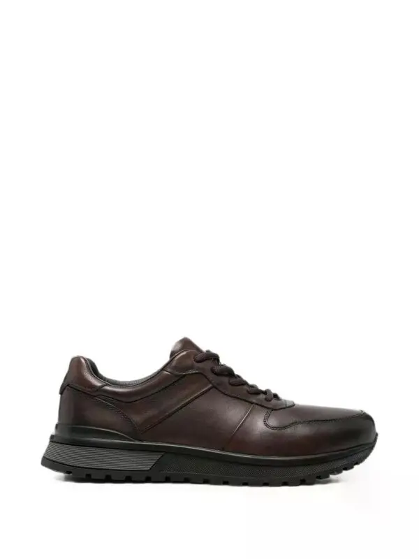 SERGIO MORETTI FIRENZE Leather Lace-up Sneakers