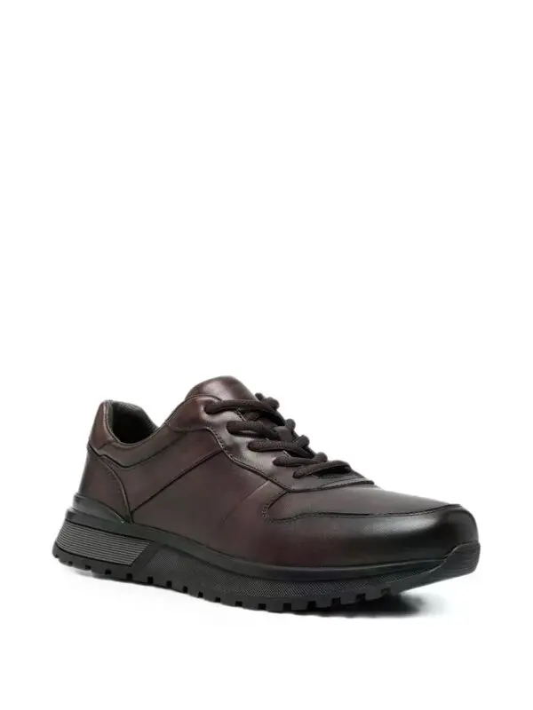 SERGIO MORETTI FIRENZE Leather Lace-up Sneakers