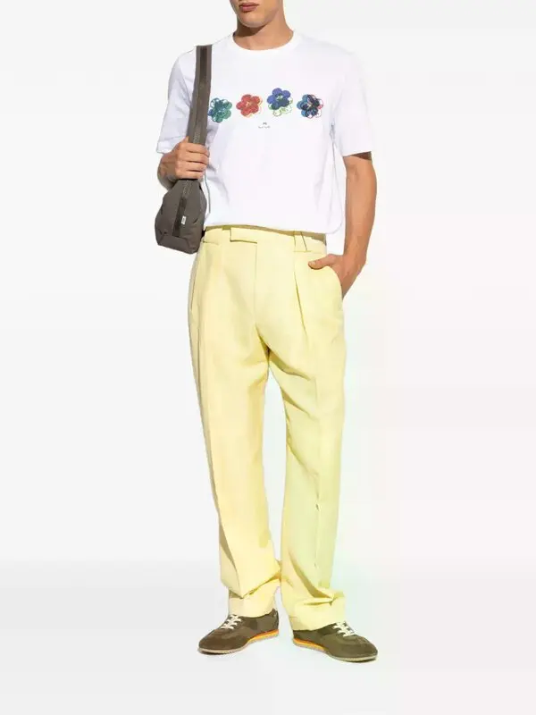 Paul Smith Zine Floral Organic-cotton T-shirt