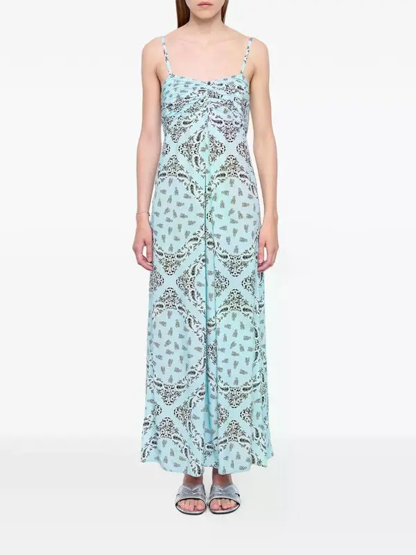 Zadig&Voltaire Rippie Dress With Bandana Print