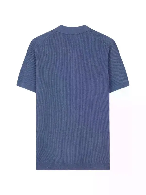 NOWADAYS Ribbed-knit Polo Shirt