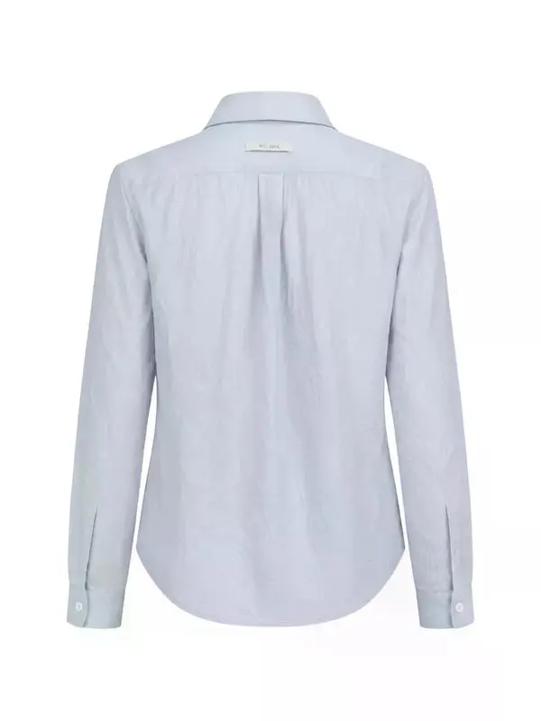 WE-AR4 Crinkled-effect Button-down Shirt