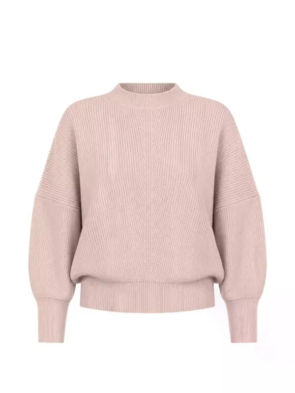 SA SU PHI Batwing Ribbed-knit Sweater - Pink