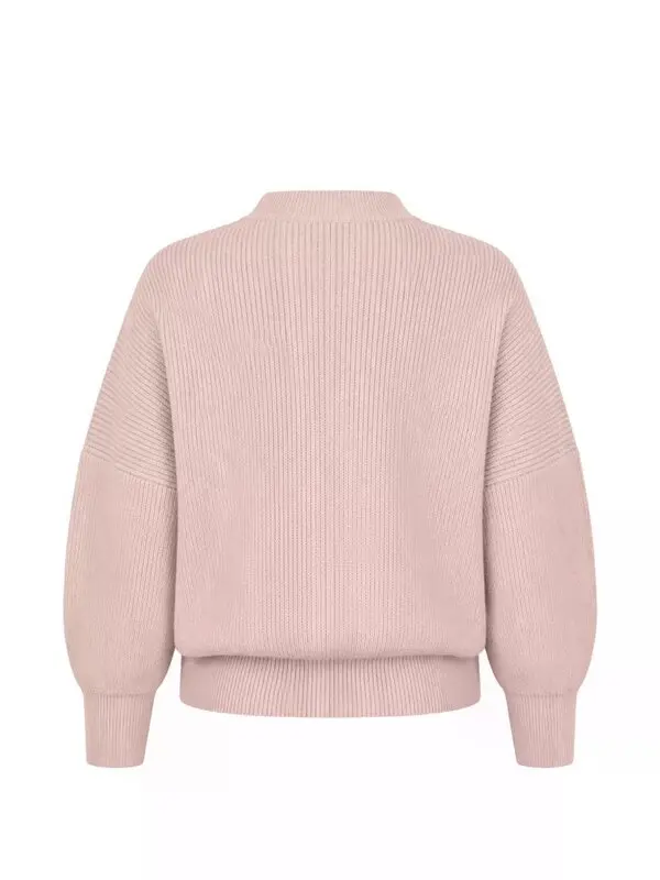 SA SU PHI Batwing Ribbed-knit Sweater