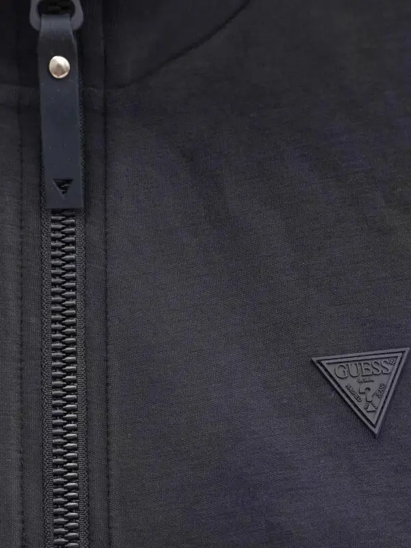 Guess Logo Tape Zip-up Sweatshirt
