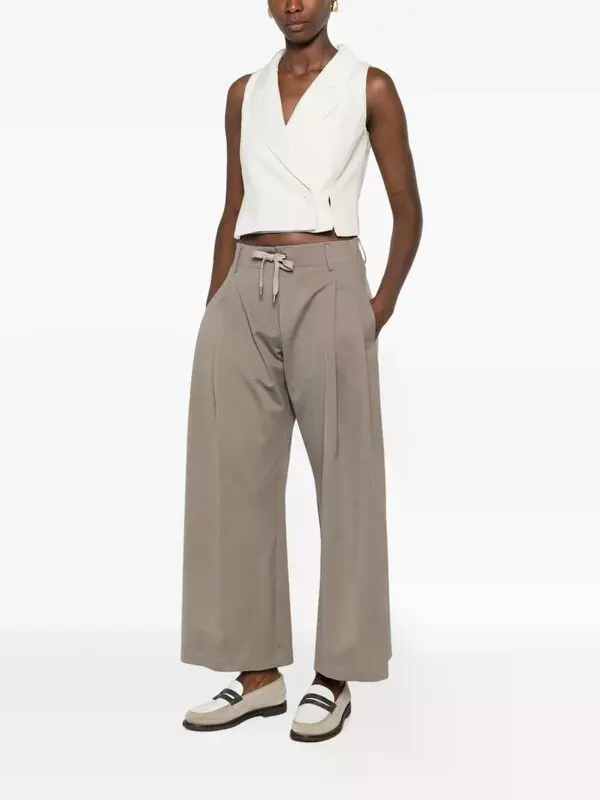 Emporio Armani Sleeveless Double-breasted Jacket