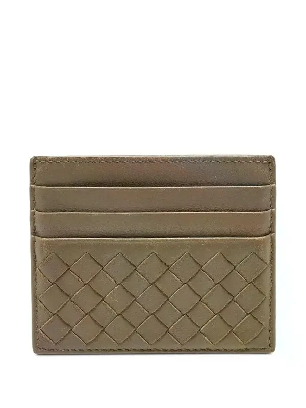 Bottega Veneta Intrecciato Card Holder - Grey