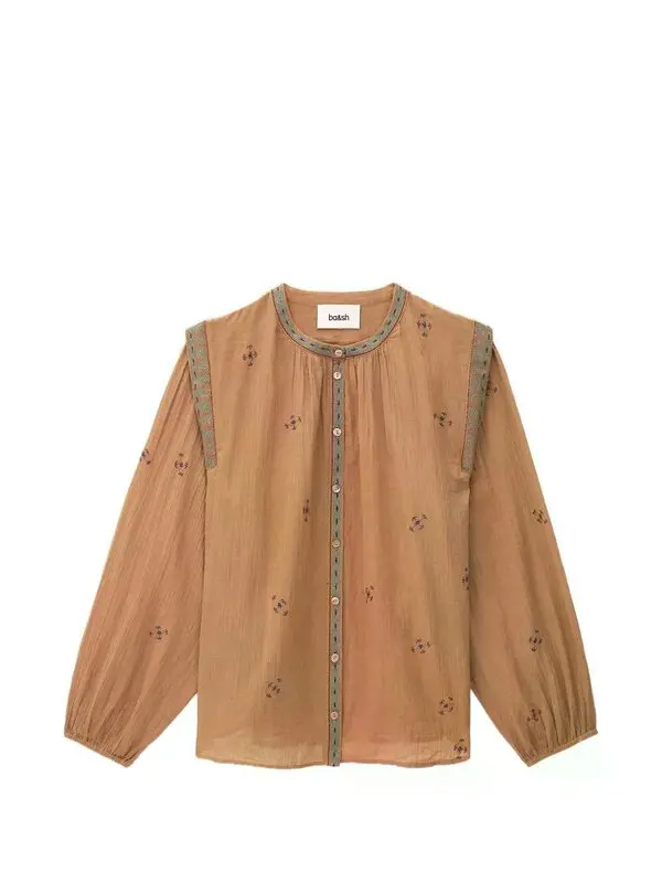 Ba&sh Dalila Embroidered Shirt