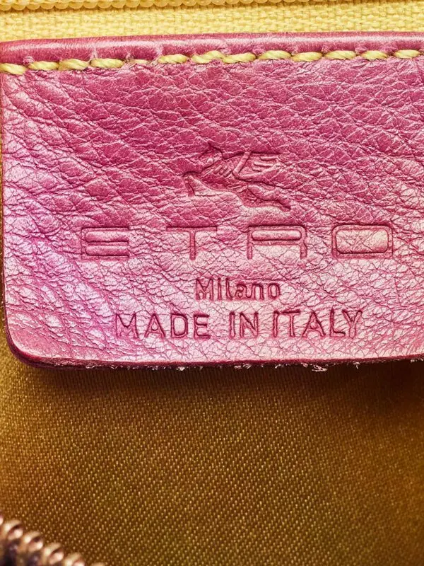 Etro Paisley Print Boston Handbag