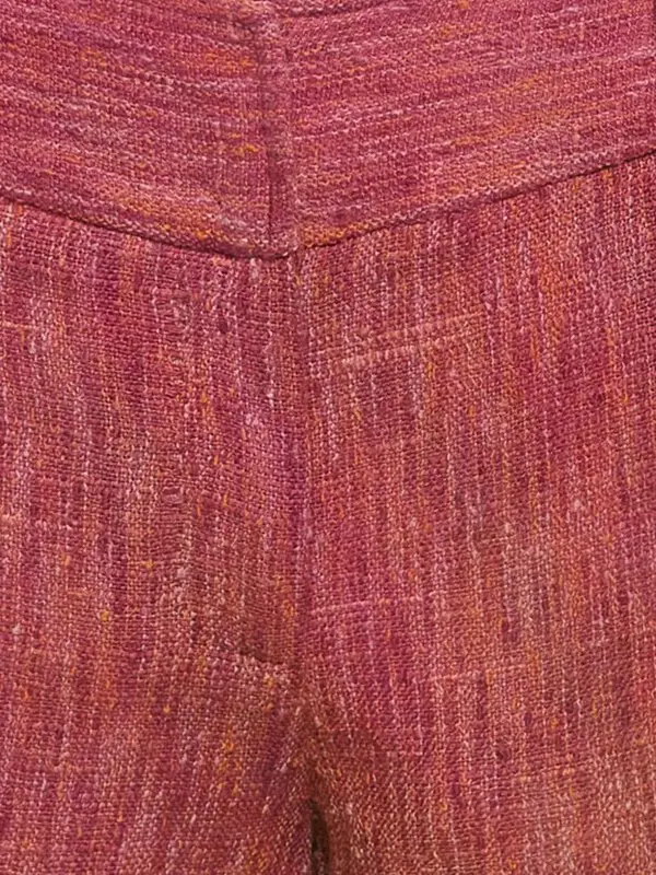 Dolce & Gabbana Pink Tweed Trousers