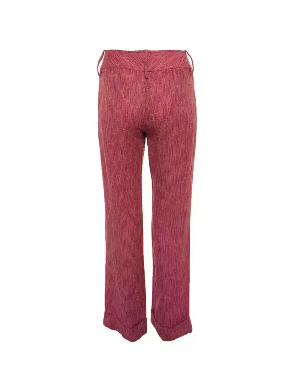 Dolce & Gabbana Pink Tweed Trousers