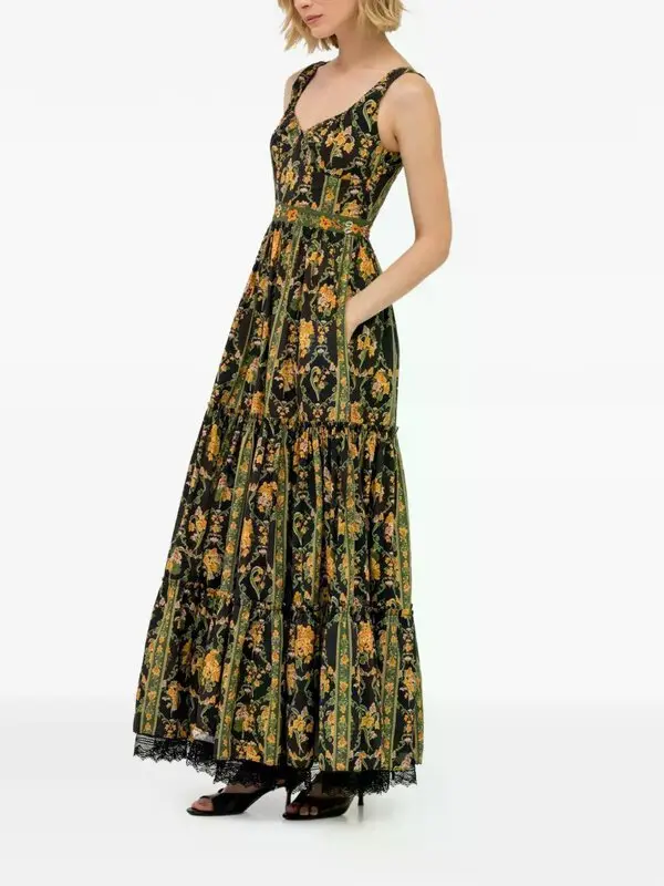 Agua Bendita Azulejo Cordillera Maxi Dress