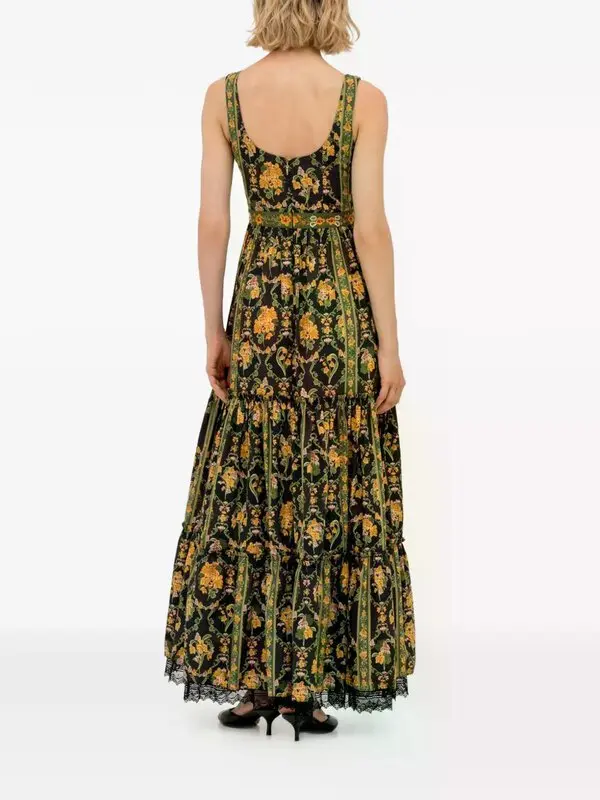 Agua Bendita Azulejo Cordillera Maxi Dress