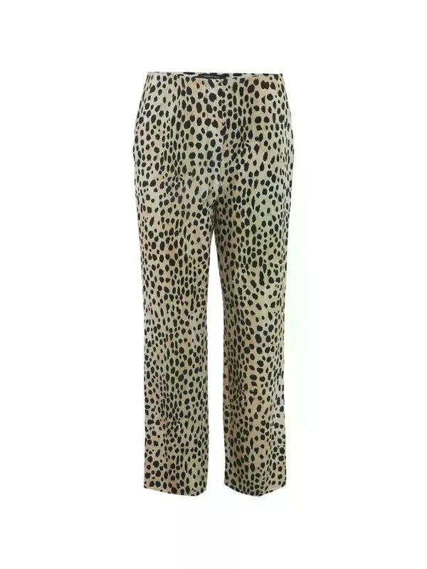 Just Cavalli Leopard-print Jersey Trousers - Neutrals