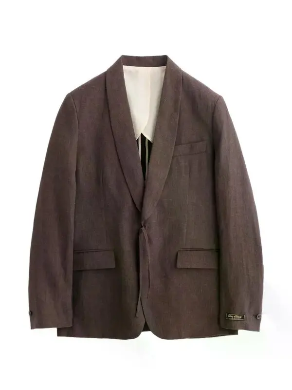 A KIND OF GUISE Shinji Shawl-lapel Blazer - Brown