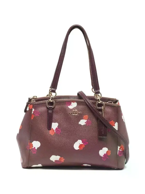 COACH Small Christie Carryall Tote Bag - Red