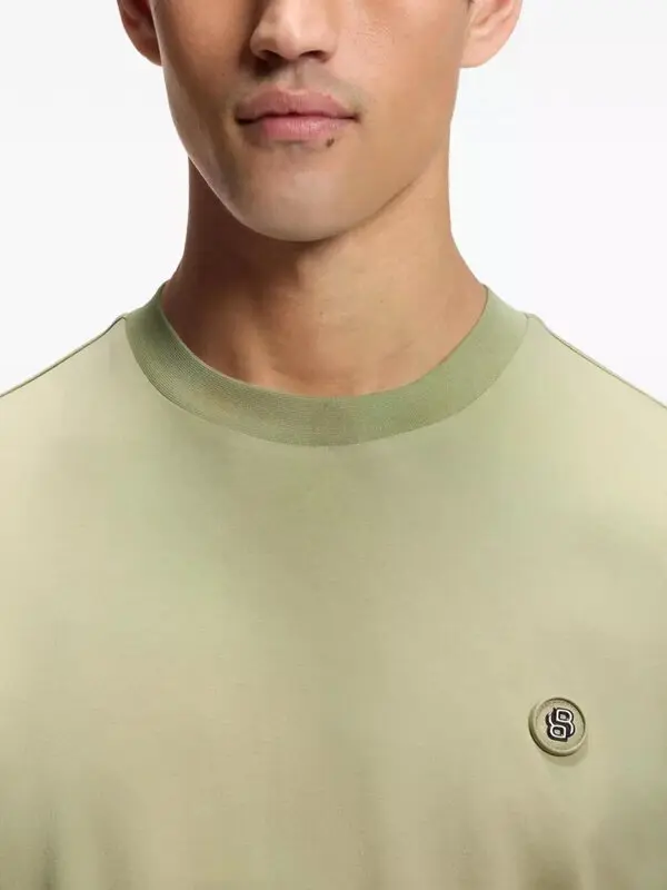 BOSS Double B Monogram-patch T-shirt