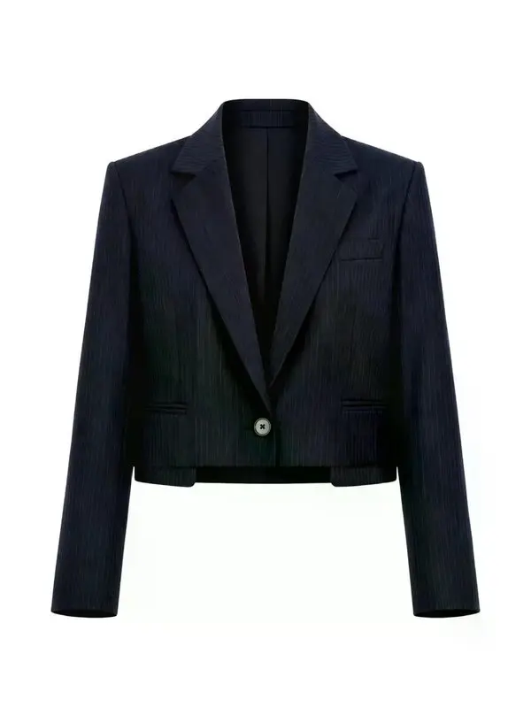 WE-AR4 The Bar Pinstripe Jacket - Blue