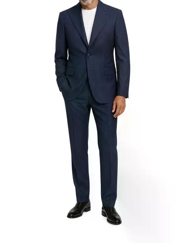 FRANZESE COLLECTION Pinstripe Single-breasted Suit