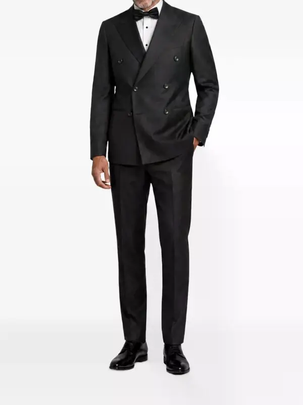 FRANZESE COLLECTION Beckham Double-breasted Suit - Grey
