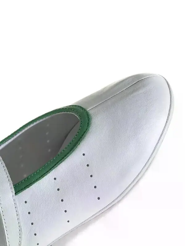 Adidas Stan Smith Perforated Ballet Flats