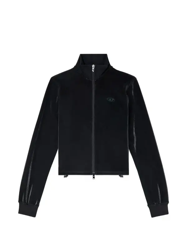 DIESEL® Slim Fit High Neck Zip-up Sweatshirt