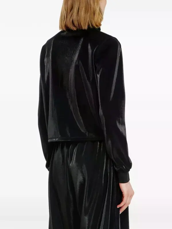 DIESEL® Slim Fit High Neck Zip-up Sweatshirt