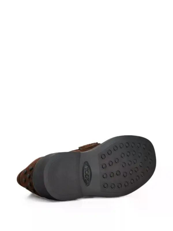 TODS PARA ÓTICA VENTURA Suede Penny Loafers