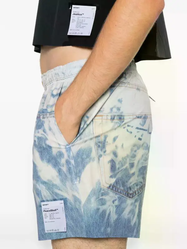 Satisfy Peaceshell 5 Denim-effect Shorts