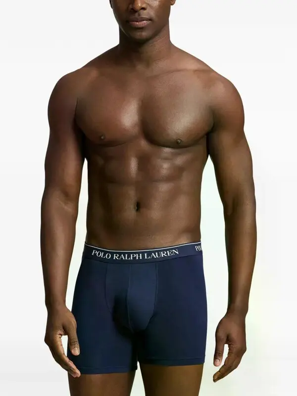 Polo Ralph Lauren Logo-waistband Boxer Briefs - Blue
