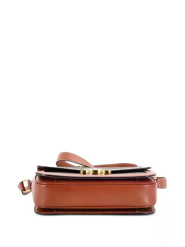 Celine Triomphe Shoulder Bag In Coated Canvas