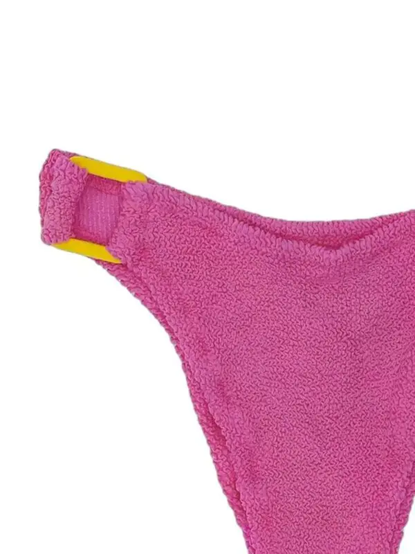 MC2 SAINT BARTH Crinkle-effect Ring-detail Bikini Bottoms