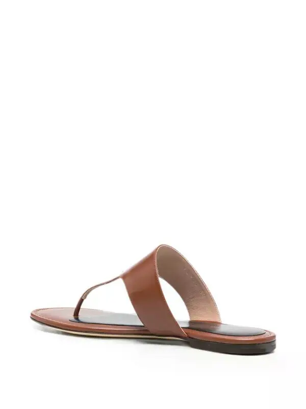 TOM FORD Open-toe Leather Sandals - Brown