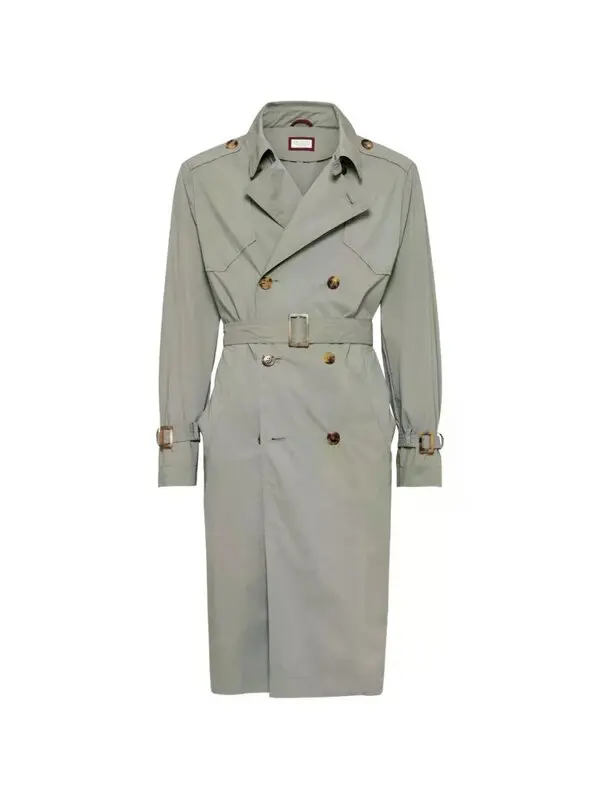Brunello Cucinelli Belted Double-breasted Trench Coat