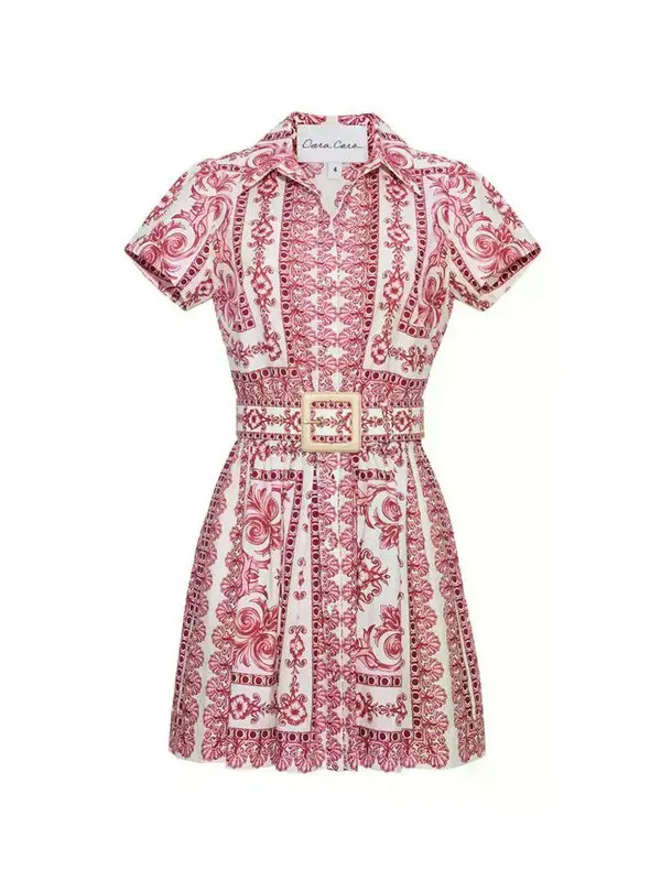 Cara Cara Noela Scarf Print Mini Dress