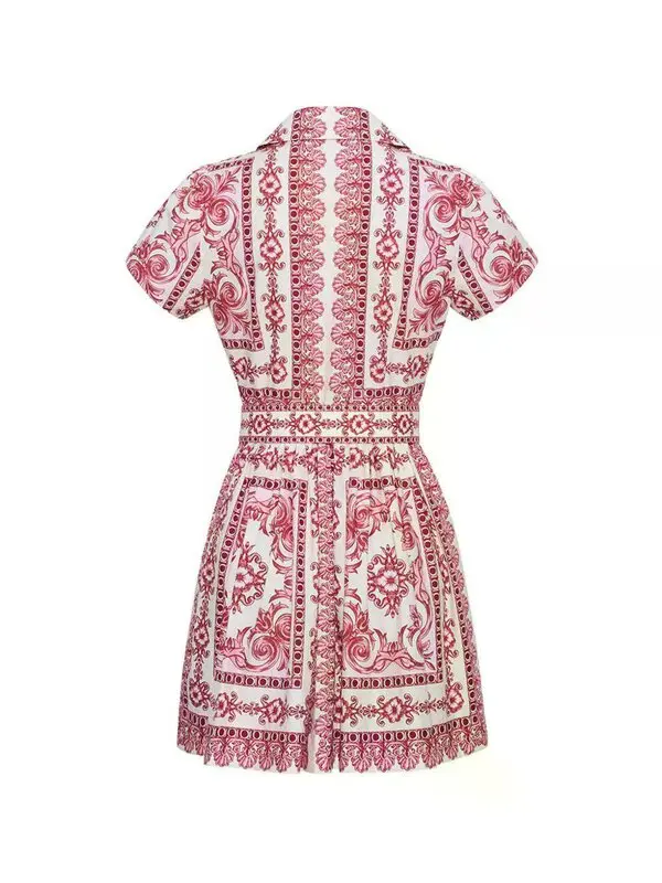 Cara Cara Noela Scarf Print Mini Dress