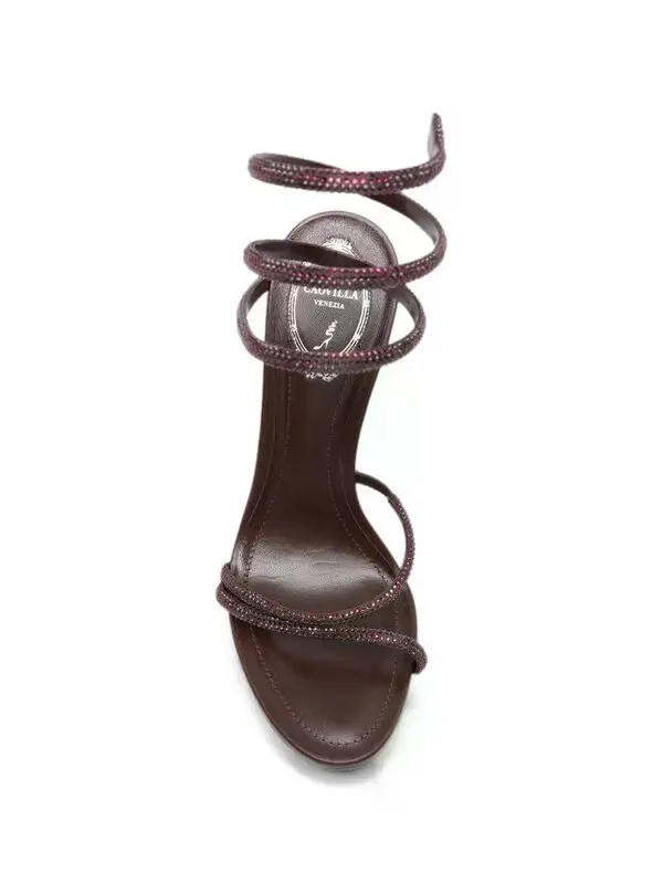 Rene Caovilla Margot Crystal Embellished Sandals
