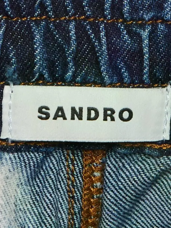 Sandro Peace Sign Print Shorts