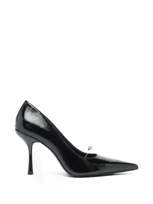 DIESEL® D-jewels Leather Pumps - Black