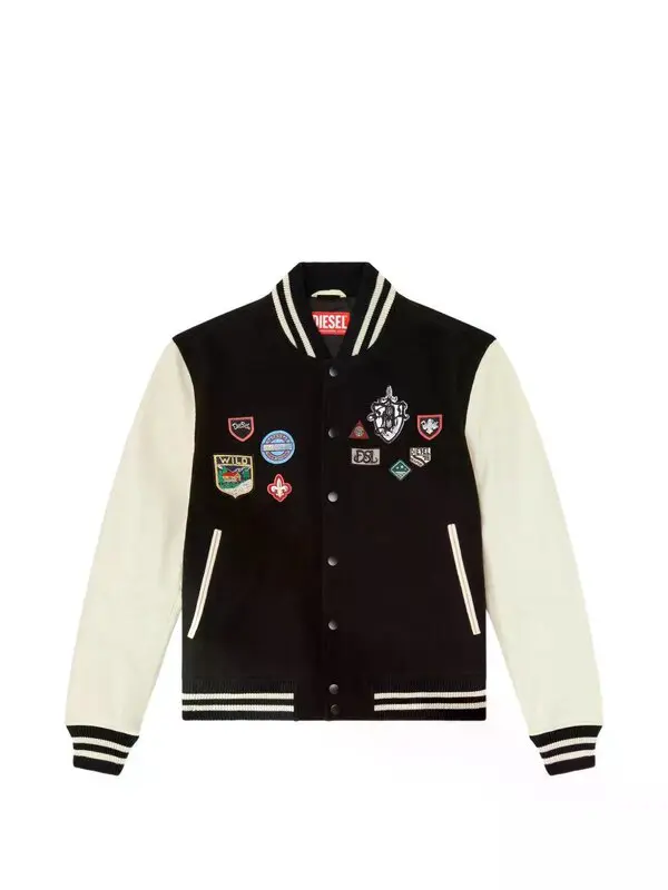 DIESEL® L-arry Patch Leather Jacket