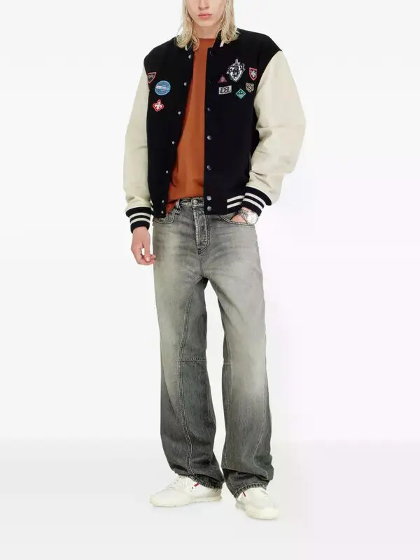 DIESEL® L-arry Patch Leather Jacket