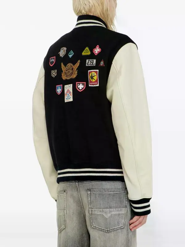DIESEL® L-arry Patch Leather Jacket