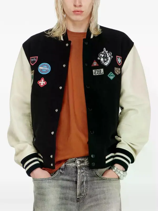 DIESEL® L-arry Patch Leather Jacket