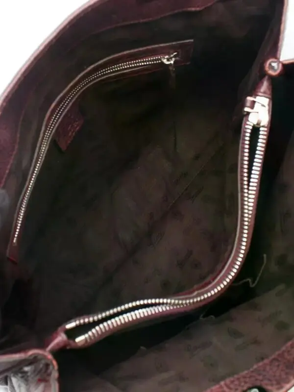 Gucci Bamboo Detail Leather Tote Bag