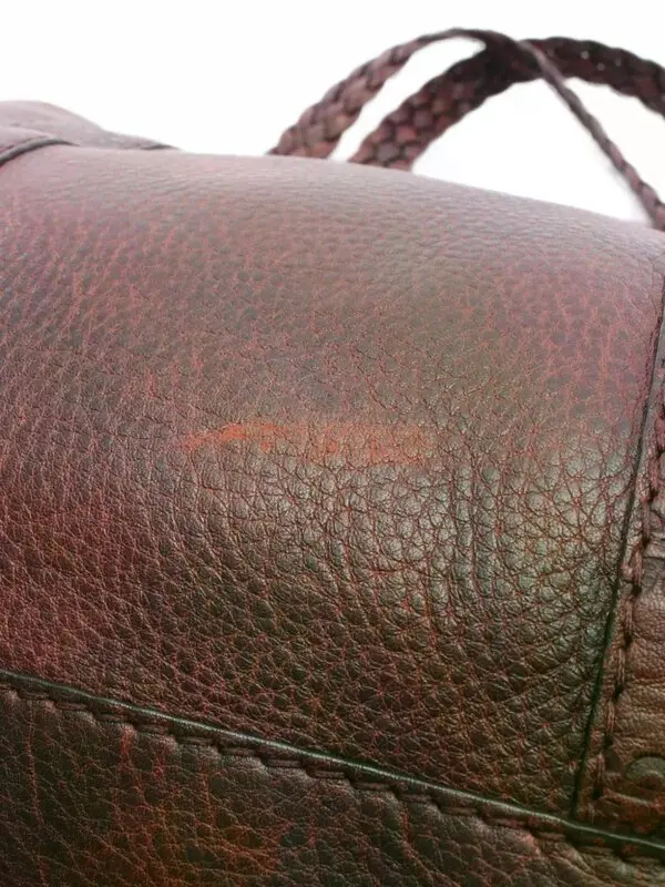 Gucci Bamboo Detail Leather Tote Bag