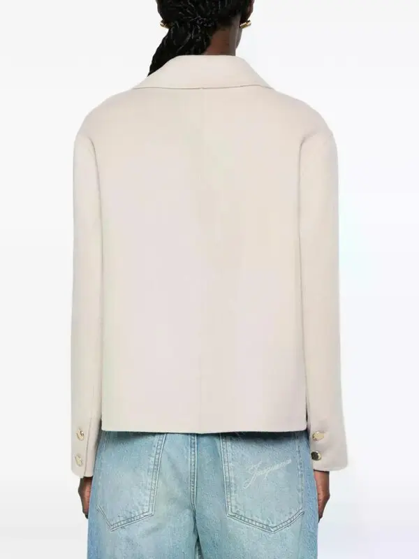 Max Mara Beige Chest-pocket Jacket