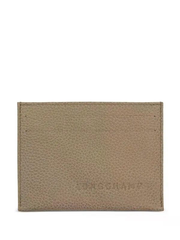 Longchamp Le Foulonné Card Holder - Neutrals