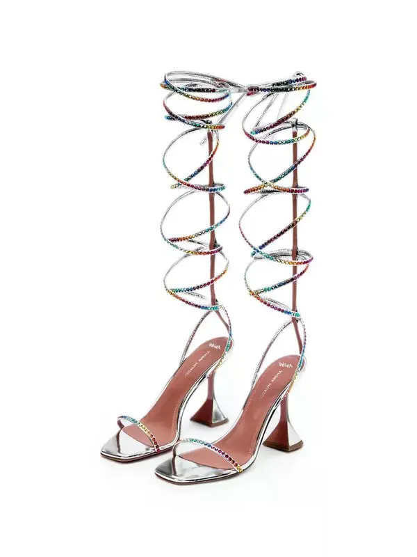 Amina Muaddi X Awge Lsd Gladiator Sandals